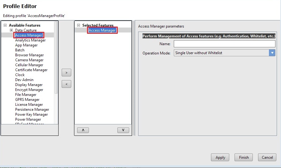 Controlling App Access using Access Manager - TechDocs