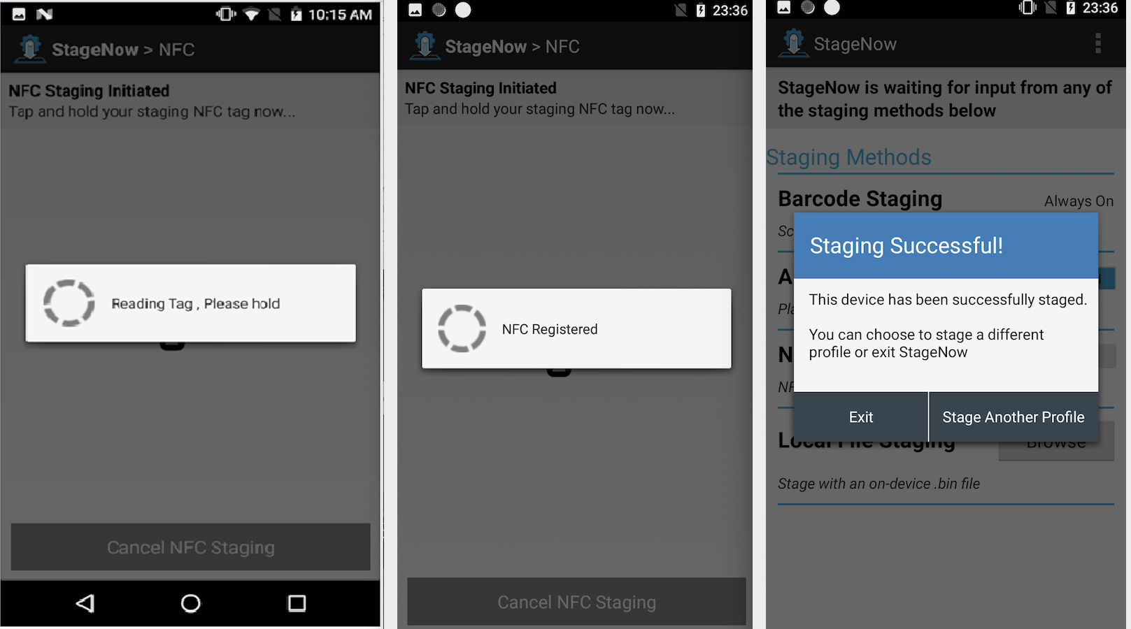 Device Staging - TechDocs